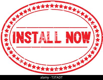 Grunge red tester word oval rubber seal stamp on white background Stock ...