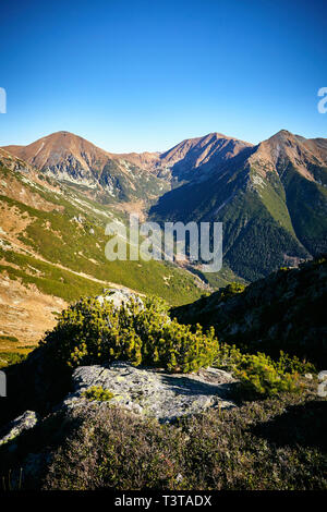 Otrhance mountain ridge, Klin and Bystra in Western Tatras mountains ...