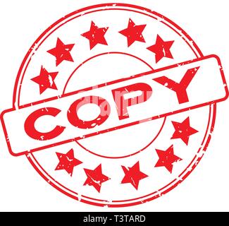 Grunge red master copy word round rubber seal stamp on white background Stock Vector Image & Art ...