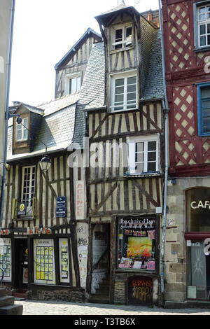 Rennes, Centre-Ville - Rennes, Historic Center Stock Photo - Alamy
