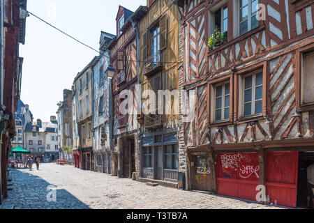 Rennes, Centre-Ville - Rennes, Historic Center Stock Photo - Alamy