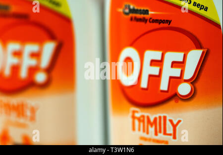 Can of Off Insect Repellent Off is owned by S.C. Johnson & Son and was ...