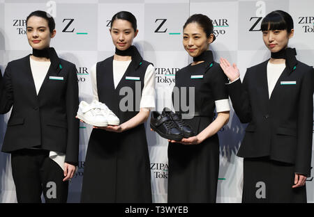 Tokyo, Japan. 11th Apr, 2019. Shingo Nishida, president of Japan's low ...