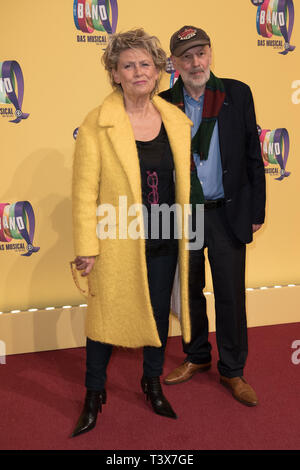 11 April 2019, Berlin: The singer Gitte Haenning and Friedrich Kurz ...