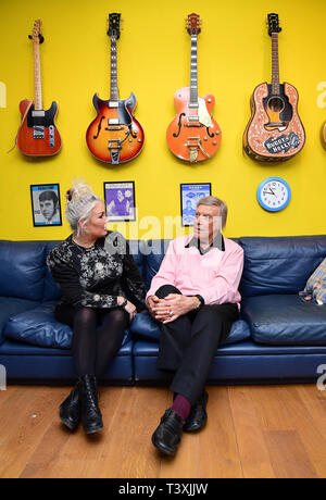 Kim Wilde joins her father Marty Wilde at his home in Hertfordshire to ...