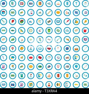 100 service icons set, cartoon style Stock Vector Image & Art - Alamy