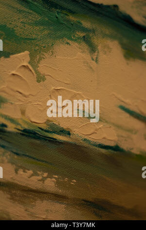 Blue paint on canvas surface close up view Stock Photo - Alamy