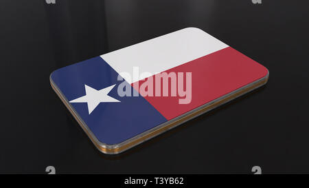 Texas Flag button series of the Unites States Stock Photo - Alamy