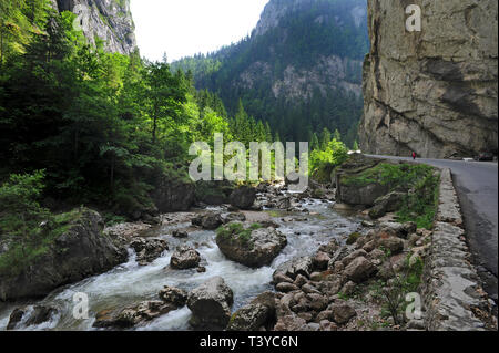 Bicaz Gorge, a narrow pass linking Transylvania to the historical ...