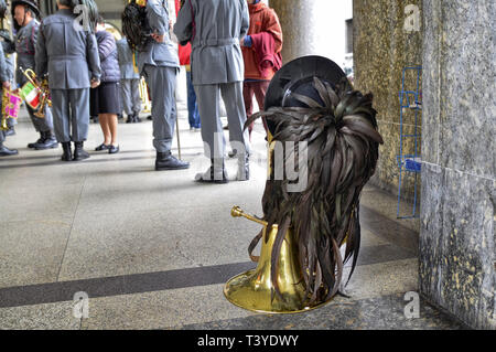 italian army uniform feathers Bersaglieri black capercaillie feather ...