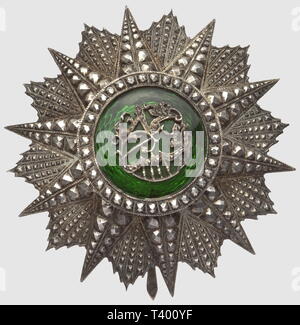 Ordre du Nicham-Iftikar, "Mohamed el Naceur" 1906-1922. Commandeur, fabr. tunisienne, en argent ...