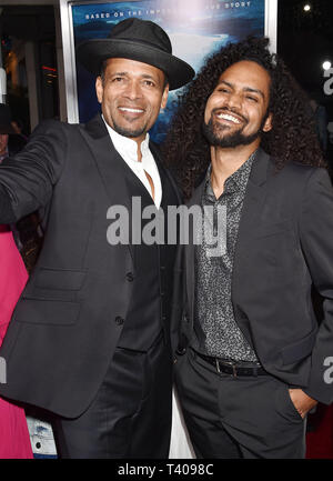 Mario Van Peebles and Makaylo Van Peebles attending the Breakthrough ...