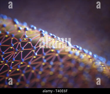 3d illustration of DNA in abstract background Stock Photo - Alamy