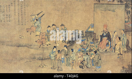 The "孔子圣迹图" in the Ming Dynasty is a comical picture reflecting the ...