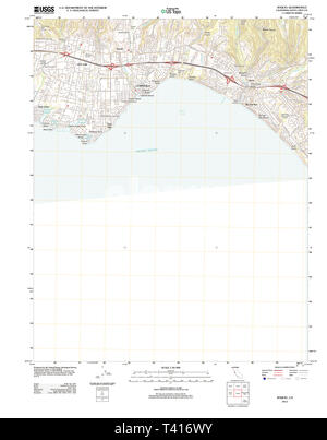 USGS TOPO Map California CA Stepladder Mountains 295307 1985 24000 ...