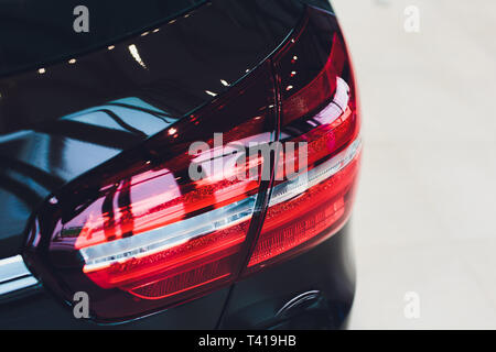 back light with brilliant reflections auto body Stock Photo - Alamy