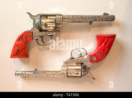 Crescent Toy Company Rustler 45 cap guns Stock Photo - Alamy
