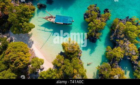 aerial view of the pamunda island, Zanzibar Stock Photo - Alamy