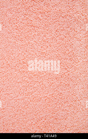 soft peach bath towel texture, background Stock Photo - Alamy