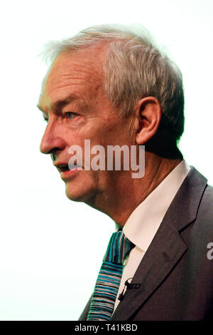 John Snow, Channel 4 TV presenter, interviews people, after Baroness ...