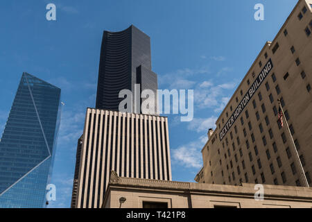 The Columbia Center Tower, The mark and Dexter Norton Building in ...