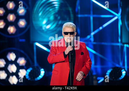 Offenburg, Germany. 12th Apr, 2019. Mike Krüger, comedian and singer ...