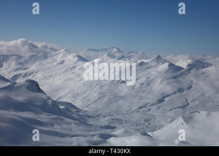 Berge um Davos / Mountains around Davos Stock Photo - Alamy