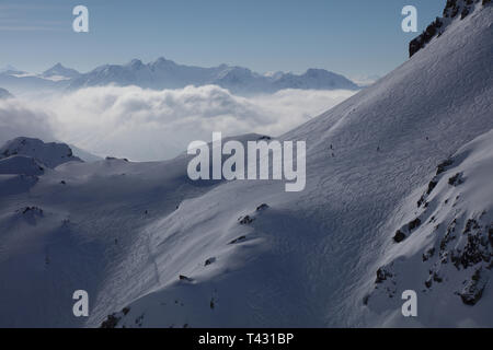 Berge um Davos / Mountains around Davos Stock Photo - Alamy