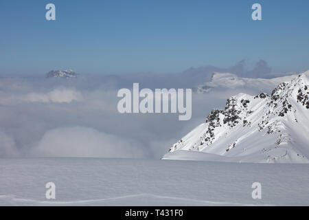 Berge um Davos / Mountains around Davos Stock Photo - Alamy
