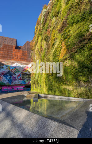 CaixaForum Madrid by Herzog & de Meuron and installation of green ...