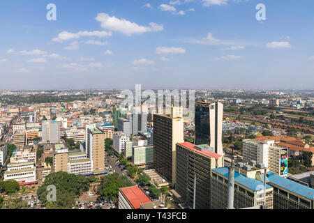 Nairobi cityscape - capital city of Kenya, East Africa Stock Photo - Alamy