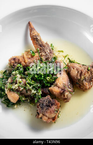 Portuguese spicy marinated deep fried chicken Frango a Passarinho ...