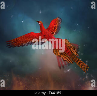 The Phoenix bird is a legend and symbol of renewal and new beginnings ...