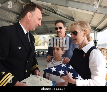 A family member of a veteran from 2nd Battalion, 1st Marine Regiment ...