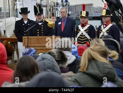 US Navy USS Constitution, Executive Officer Stock Photo - Alamy