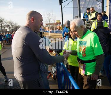 1st Lt. Ernie Lacroix celebrated his 100th birthday by walking in the ...