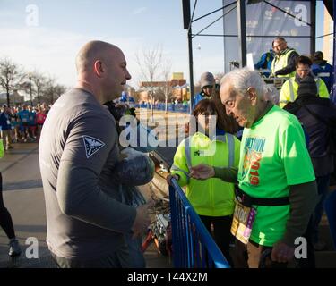 1st Lt. Ernie Lacroix celebrated his 100th birthday by walking in the ...