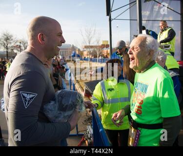 1st Lt. Ernie Lacroix celebrated his 100th birthday by walking in the ...