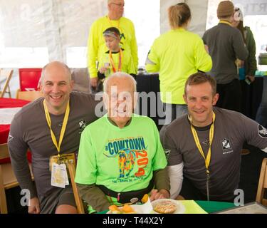 1st Lt. Ernie Lacroix celebrated his 100th birthday by walking in the ...