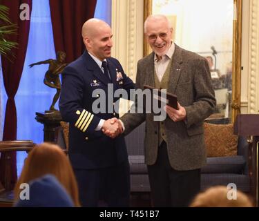 Capt. Jason Tama, Sector New York deputy commander, and Master Chief ...