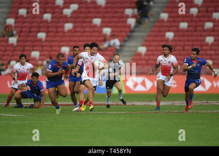 Kazushi Hano (JPN), APR 13, 2019 - in action during Japan vs Spain HSBC ...