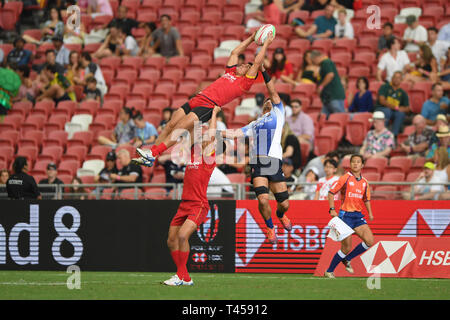 Kazushi Hano (JPN), APR 13, 2019 - in action during Samoa vs Japan HSBC ...
