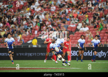 Lote Tuqiri (JPN), APR 13, 2019 - in action during Samoa vs Japan HSBC ...