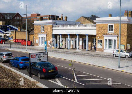 Train Station drop off and pick up sign with logo in Brighton, East ...