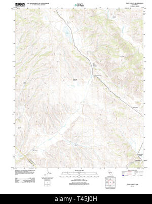 USGS TOPO Map California CA Tecate 20120323 TM Restoration Stock Photo ...