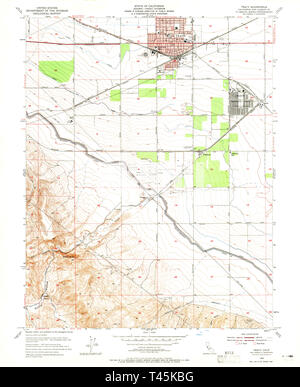 Tracy, California, map 1954, 1:24000, United States of America by ...