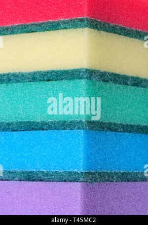 many foam rubber sponge Stock Photo - Alamy