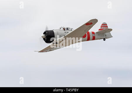 Airplane of the Tora Tora Tora WWII Pearl Harbor re-enactment Stock ...