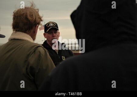 Captain Corey Keniston, CO of the Ticonderoga-Class Guided Missile ...