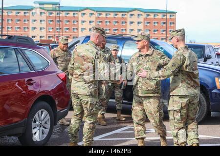 Col. Dave Zinn, right, commander, 2nd Infantry Brigade Combat Team, 4th ...